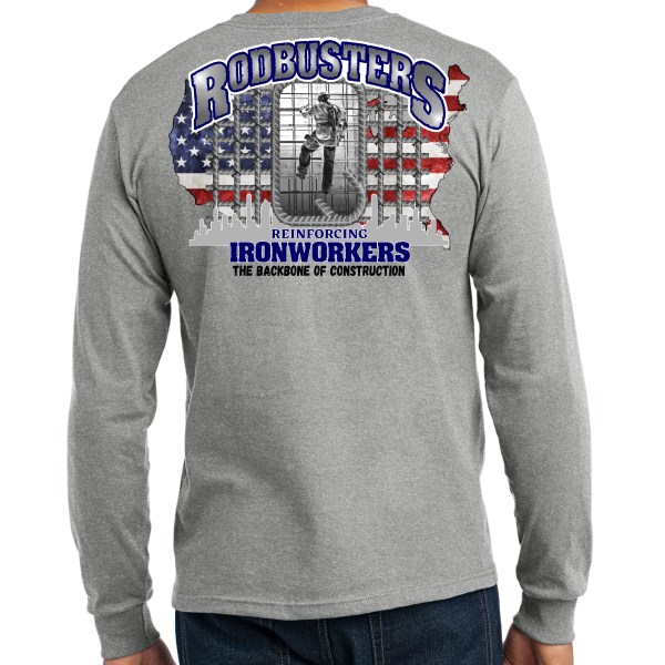 Rodbusters 100% “Made In The U.S.A” Ironworkers Sleek Rod Busters T ...