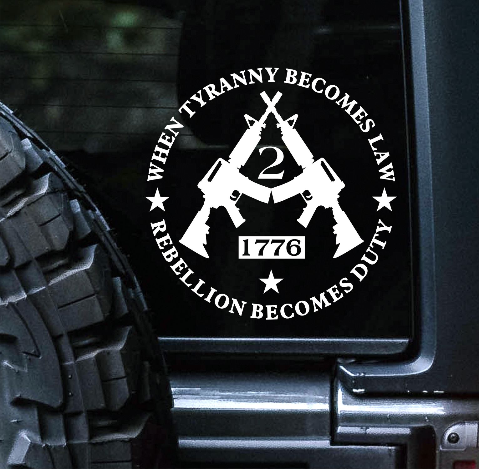 When Tyranny Becomes Law High Quality Decal Vinyl Sticker Cars Trucks ...