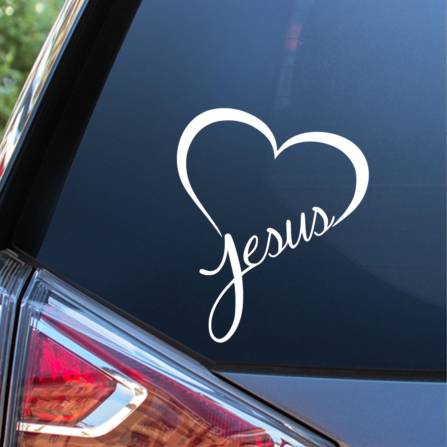 Jesus Heart High Quality Decal Vinyl Sticker Cars Trucks Vans Walls Laptop